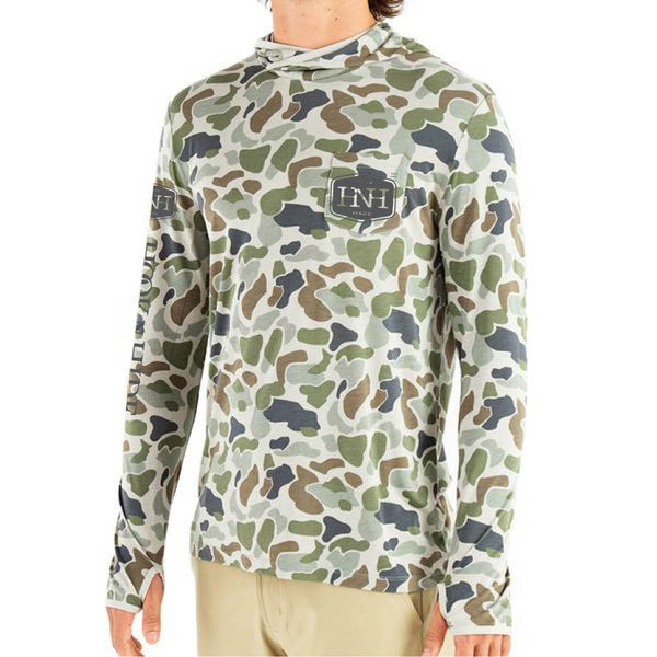 Lightweight Longsleeve Bamboo Hoody (Classic Camouflage ) – HookNHide